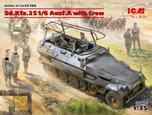 ICM 35104 Sd.Kfz.251/6 Ausf.A with Crew