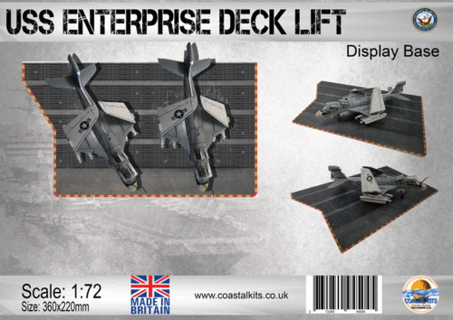 Coastal kits S111-72 USS Enterprise Carrier Deck Lift 360x220mm