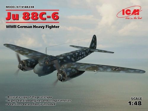 ICM 48238 Ju-88C-6 WWII German Heavy Fighter