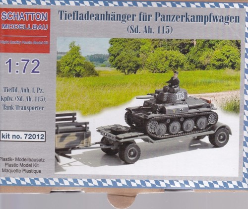 Schatton 72012 Tiefladeanhanger for PzKpfw (SdAh115)