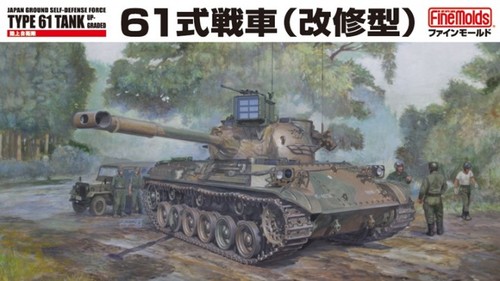 FineMolds FM46 JGSDF Type 61 MBT Upgraded