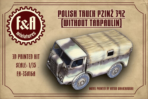 F&A Miniatures 35016A Pzinż 342 Without Tarpaulin