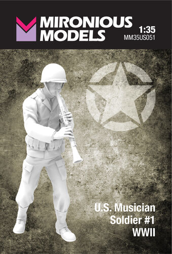 Mironious Models 35US051 U.S. Musician Soldier #1 WWI