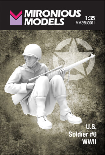 Mironious Models 35US061 U.S. Soldier #6 WWII