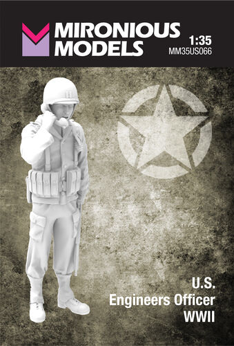 Mironious Models 35US066 U.S. Engineers Officer WWII