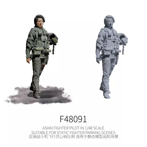 Galaxy-Model F48091 Asian Fighter Pilot #4