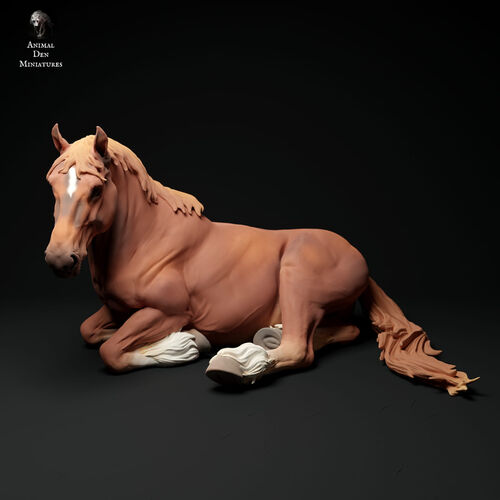 EMP3D 72130346 Suffolk Punch - klacz leżąca (1 sztuka)