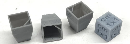 EMP3D 43120508 Kosz na śmieci metalowy kwadratowy (PRL - 2 sztuki)