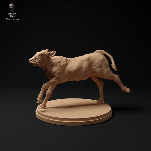 EMP3D 35130353 Bydło Red Devon - cielaki - zestaw 4 różnych