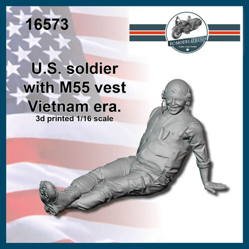 FC ModelTrend 16573 U.S. Soldier With M55 Vest Vietnam Era
