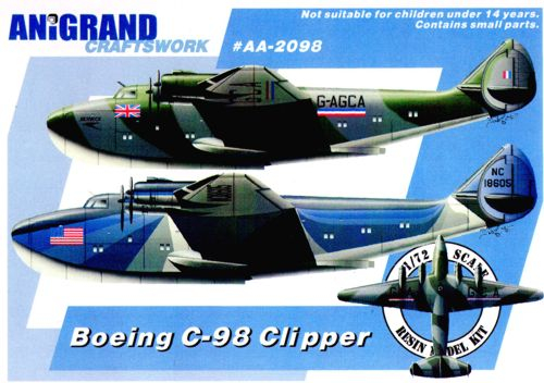 Anigrand Craftswork AA2098 Boeing C-98 Clipper - Allied Leaders Designate Flight