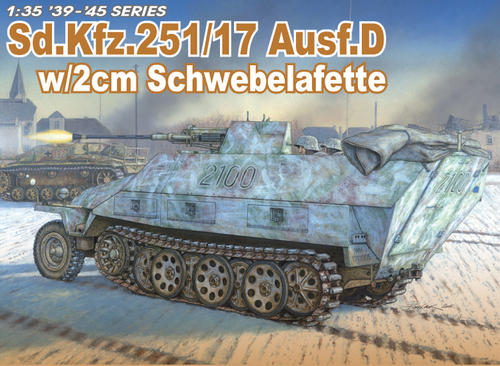 Dragon 6292 Sd.Kfz.251/17 Ausf.D w/2cm Schwebelafette
