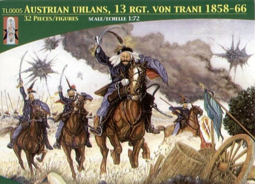 Lucky Toys 7205 Austrian Uhlans - 13th Regiment of Von Trany (1858-1866) (32 figures)