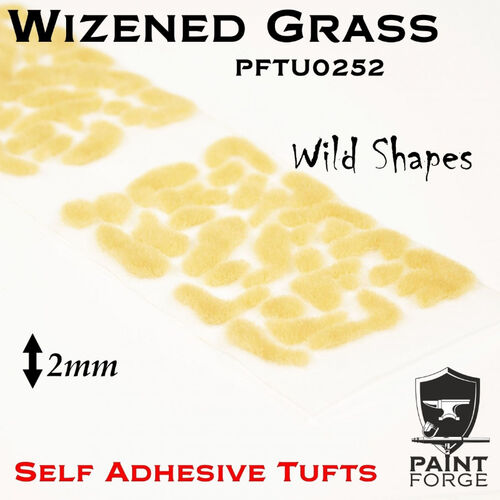 Paint Forge FTU0252 Wizened Grass Wild Shapes 2 mm - Self Adhesive Tufts
