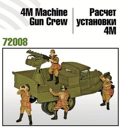 Zebrano 72008 Soviet 4M Machine Gun Crew