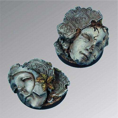 Scibor Monstrous Miniatures BRAN0018 Ancient Ruins 40 mm round bases set 1 (2 pcs)