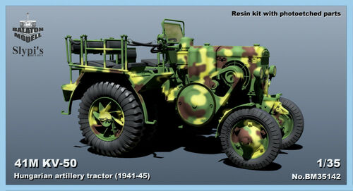 Balaton Modell BM35142 41M KV-50 Hungarian Artillery Tractor (WW2)