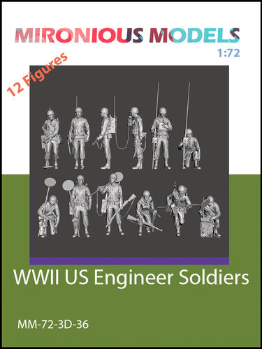 Mironious Models 72036 WWII US Engineer Soldiers