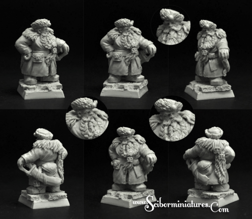 Scibor Monstrous Miniatures 28FM0234 Dwarf Nobleman #2