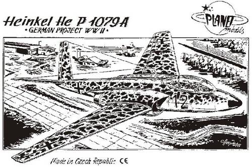 DISCONTINUED Planet Models 002 Heinkel P.1079 A