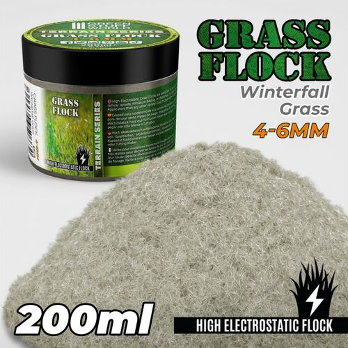 Green Stuff World 11163 Static Grass Flock 4-6mm - WINTERFALL GRASS