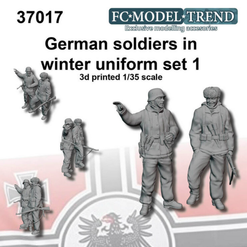 FC ModelTrend 37017 German soldiers in winter uniform, set 1
