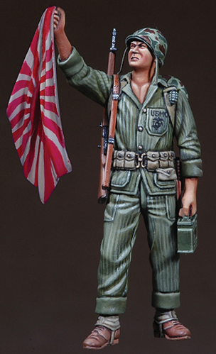 DEF Model DO35037 WWII-Korean War USMC Holding Flag