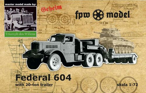 FPW Model TDW006 Federal 604 z przyczepą niskopodłogowa