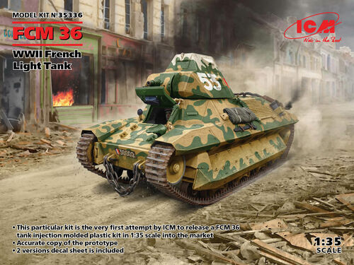 ICM 35336 FCM 36 - WWII French Light Tank