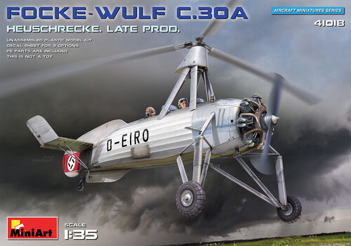 MiniArt 41018 Focke-Wulf FW C.30A Heuschrecke Late Prod.