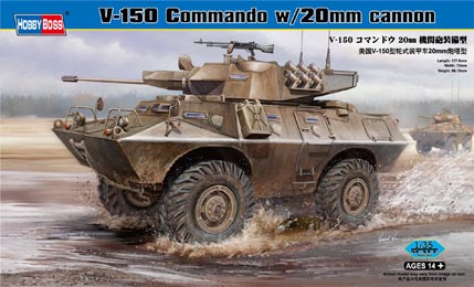 Hobby Boss 82420 V-150 Commando w/20mm cannon