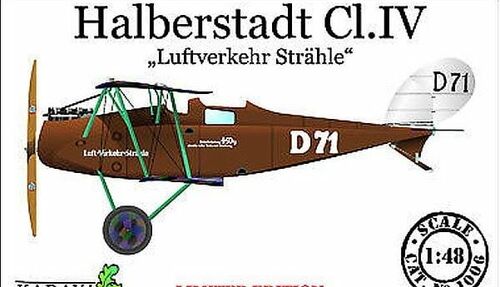KARAYA 1006 HALBERSTADT CL.IV 'Luftverkehr Strahle' - 1/48
