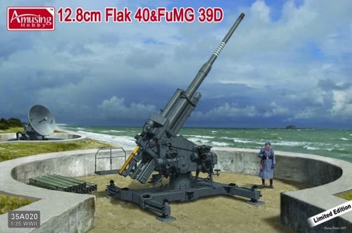 Amusing Hobby 35A020 12.8cm Flak 40 & FuMG 39D