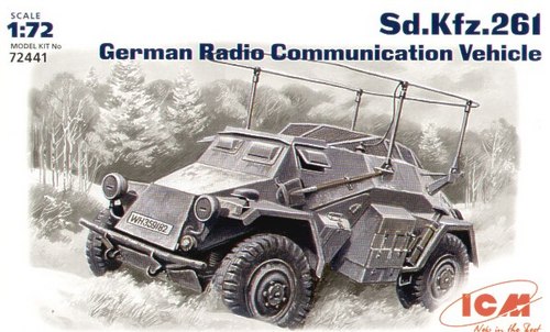 ICM 72441 Sd.Kfz. 261 German Radio Communication Vehicle