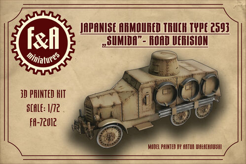 F&A Miniatures 72012 Japanese Armoured Truck Type 2593 Sumida