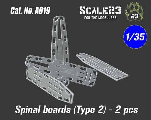 Scale23 35-A019 Spinal boards (Type 2) - 2 pcs