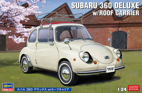 Hasegawa 20622 Subaru 360 Deluxe w/ Roof Carrier