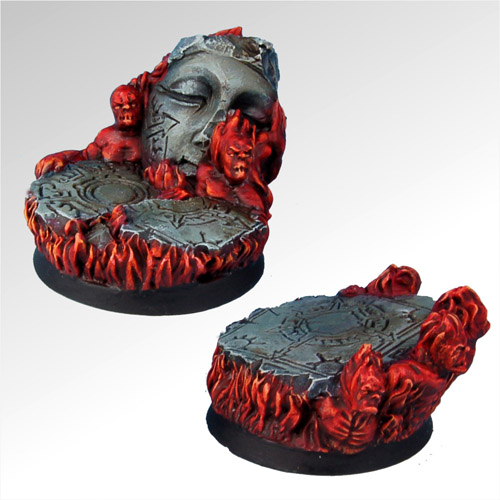 Scibor Monstrous Miniatures BRHE0023 Straight from Hell 40 mm round bases set 1 (2 pcs)