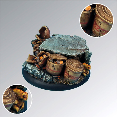 Scibor Monstrous Miniatures 54FM0011 Treasures of Mine 50mm Base
