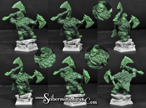 Scibor Monstrous Miniatures 28FM0520 Dwarf Wild Chieftain #7