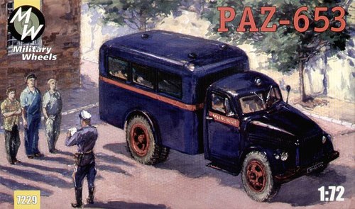 Military Wheels 7229 Soviet special truck PAZ-653