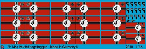 Peddinghaus-Decals 1464 German Official Flags