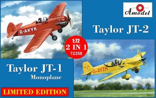 A-Model 72358 Taylor JT-1(G-BKHY) & JT-2 (G-BFID) Set (2 in 1)