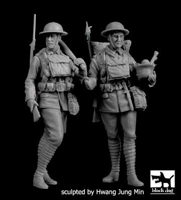 Black Dog F35196 British soldiers WWI set