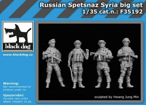 DISCONTINUED Black Dog F35192 Russia Spetsnaz Syria big set