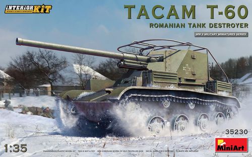 MiniArt 35230 TACAM T-60 Romanian Tank Destroyer Interior included