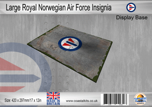 Coastal kits S658-48 Large Royal Norwegian Air Force 420 x 297mm