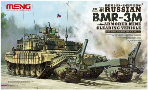Meng Model SS011 Russian BMR-3M Armored Mine Clearing Vehicle