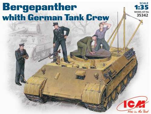 ICM 35342 Bergepanther with German Tank Crew