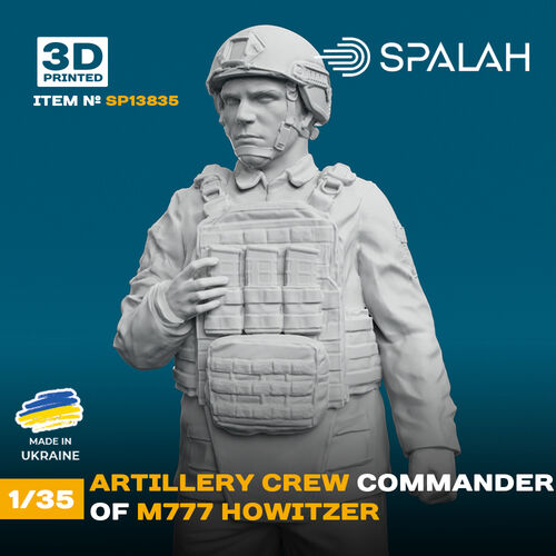 Spalah 13835 Artillery Crew Commander Of M777 Howitzer (1pc)